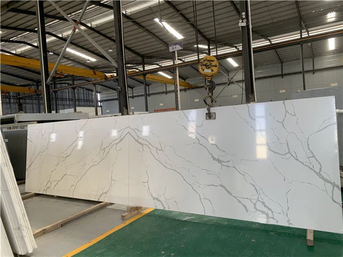 Countertops Calacatta Blanco Quartz Customized Pengilang, Pembekal ...